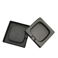 China Bagasse Wet Press Pulp Tray , Black Moulded Paper Pulp Packaging for sale