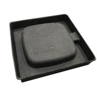 China Bagasse Wet Press Pulp Tray , Black Moulded Paper Pulp Packaging for sale