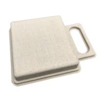 China Customized Eco-friendly Paper Pulp Box Packging Tray Brown Color With Dry Press for sale
