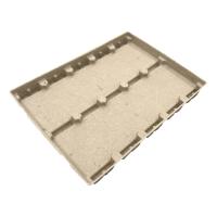 China Ecofriendly Paper Pulp Packaging Brown Color Recycled ODM Available for sale
