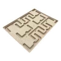 China Ecofriendly Paper Pulp Packaging Brown Color Recycled ODM Available for sale