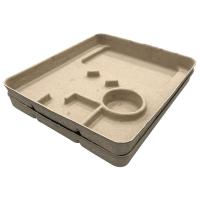 China Dry Press Moulded Cardboard Packaging , Formed Pulp Packaging 3mm Thickness for sale