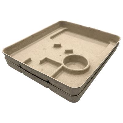 China Dry Press Moulded Cardboard Packaging , Formed Pulp Packaging 3mm Thickness for sale