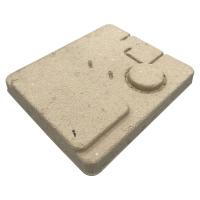 China Dry Press Moulded Cardboard Packaging , Formed Pulp Packaging 3mm Thickness for sale