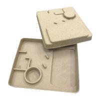China Dry Press Moulded Cardboard Packaging , Formed Pulp Packaging 3mm Thickness for sale