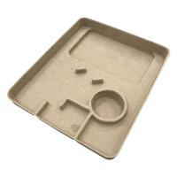 China Dry Press Moulded Cardboard Packaging , Formed Pulp Packaging 3mm Thickness for sale