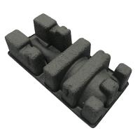 China Eco Friendly Colored Paper Trays Dry Pressed Black Color Staticproof for sale