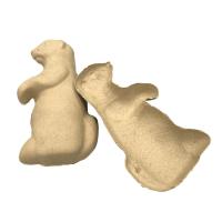 China Sustainable Biodegradable Paper Packaging 1mm Thickness With Bear Tray for sale