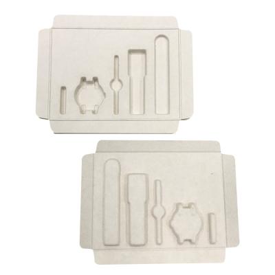 China Recycled Bamboo Pulp Packaging , Eco Tray Packaging For Watch for sale