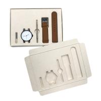China Recycled Bamboo Pulp Packaging , Eco Tray Packaging For Watch for sale