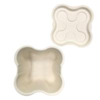 China Wet Press Bamboo Paper Tray 1mm Thickness Biodegradable For Cat Products for sale