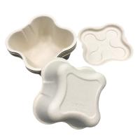 China Wet Press Bamboo Paper Tray 1mm Thickness Biodegradable For Cat Products for sale