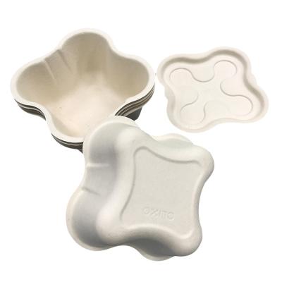 China Wet Press Bamboo Paper Tray 1mm Thickness Biodegradable For Cat Products for sale