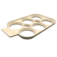 China Cosmetic Bamboo Paper Tray , Coffee Tray Holder Thermoformed Packaging Trays for sale