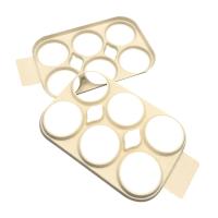 China Cosmetic Bamboo Paper Tray , Coffee Tray Holder Thermoformed Packaging Trays for sale
