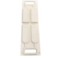 China Inner Bamboo Paper Tray , White Thermoformed Clamshell Packaging for sale