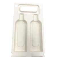 China Inner Bamboo Paper Tray , White Thermoformed Clamshell Packaging for sale
