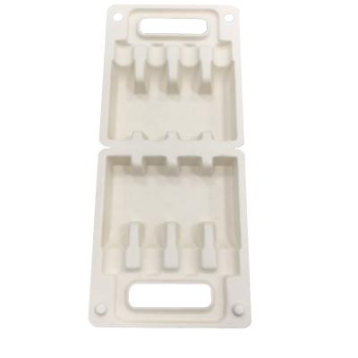 China Bamboo  Paper Pulp Box Biodegradable Compostable Shock Proof 0.8mm for sale