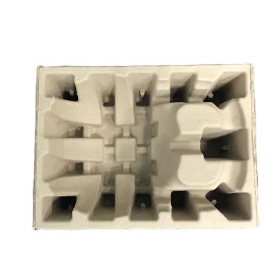 China Natural Brown Pulp Tray Packaging Sugarcane Material For Kettlebell for sale