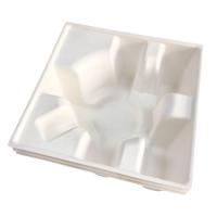 China Compostable Paper Packaging , Sugarcane Moulded Cardboard Packaging for sale
