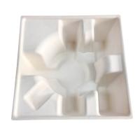 China Compostable Paper Packaging , Sugarcane Moulded Cardboard Packaging for sale