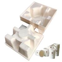 China Compostable Paper Packaging , Sugarcane Moulded Cardboard Packaging for sale