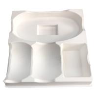 China Bottom Sugarcane Pulp Packaging Insert Compostable Waterproof for sale