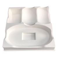 China Bottom Sugarcane Pulp Packaging Insert Compostable Waterproof for sale