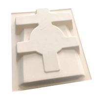 China Sustainable Bagasse Corrugated Cardboard Trays Oilproof Waterproof for sale