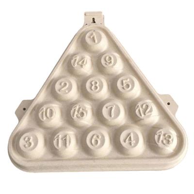 China Oilproof Biodegradable Paper Packaging , Protective Molded Pulp Inserts for sale