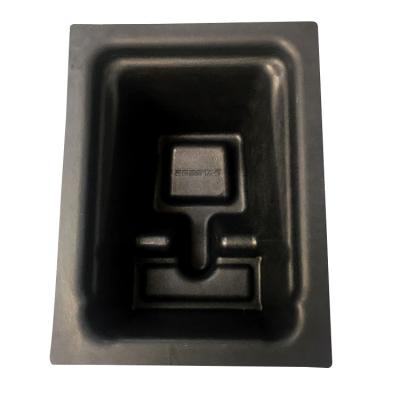 China ODM Colored Paper Trays , Recycled Cardboard Packaging With Black Fiber for sale