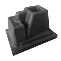 China ODM Colored Paper Trays , Recycled Cardboard Packaging With Black Fiber for sale