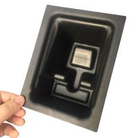 China ODM Colored Paper Trays , Recycled Cardboard Packaging With Black Fiber for sale