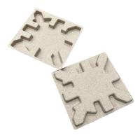China Recycled Paper Pulp Packaging Brown Color Static Resistant Antishock for sale