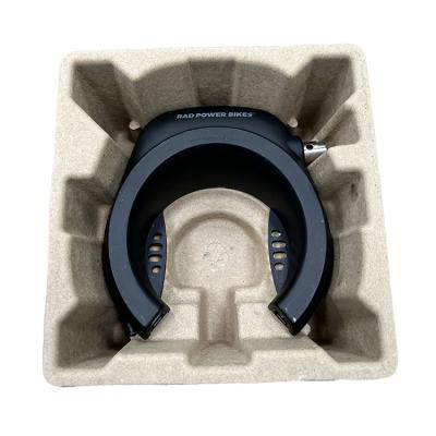China Recycled Pulp Packaging Dry Press Molded Pulp Tray Compostable Packaging Insert for sale