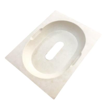 China White Sugarcane Pulp Packaging , 1.5mm Bagasse Consumer Electronics Packaging for sale