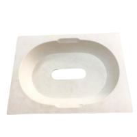 China White Sugarcane Pulp Packaging , 1.5mm Bagasse Consumer Electronics Packaging for sale