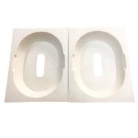 China White Sugarcane Pulp Packaging , 1.5mm Bagasse Consumer Electronics Packaging for sale