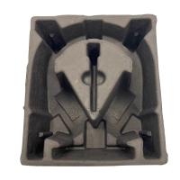 China Eco friendly Paper Pulp Molded Dry Press Trays For Earphone Packaging Tray Insert for sale