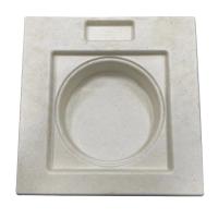 China Biodegradable Bamboo Paper Tray OEM Acceptable Oilproof Staticproof for sale