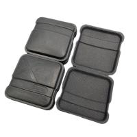 China Black Paper Pulp Box , Oilproof Biodegradable Wet Press Kraft Recycled Boxes for sale