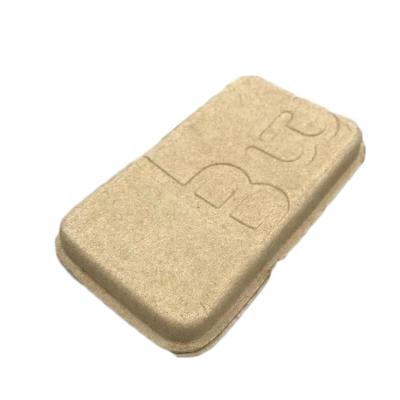 China Natural white Close Well Molded Pulp Box With Dry Press Recycle Material for sale