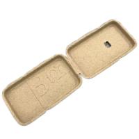 China Natural white Close Well Molded Pulp Box With Dry Press Recycle Material for sale