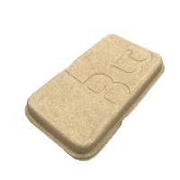 China Natural white Close Well Molded Pulp Box With Dry Press Recycle Material for sale