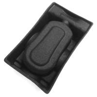 China Customized Eco friendly Paper Pulp Molded Dry Press Trays For Mouse Black Packaging Tray Insert for sale