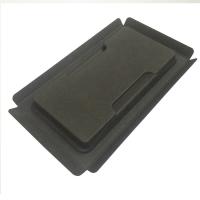 China Eco friendly Paper Pulp Molded Dry Press Trays For Keyboard Packaging Tray Insert With Dry Press Black Color for sale