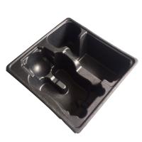 China Molder Fiber Packaging Sugarcane Black Pulp Tray Environmental for sale