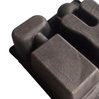 China Molder Fiber Packaging Sugarcane Black Pulp Tray Environmental for sale