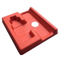China Biodegradable Bagasse Pulp Molded Tray Packaging Color Pulping Paper Tray for sale