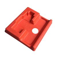 China Sugarcane Packaging Bagasse Pulp Tray For Electronics Custom Colorful for sale